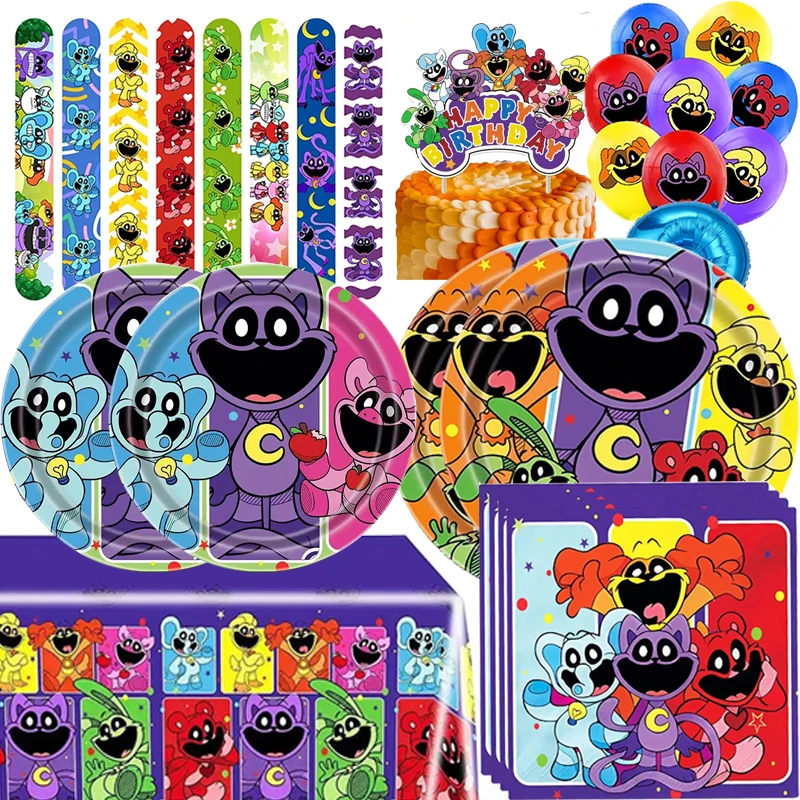 Smiling-Critters-Party-Supplies-Disposable-Tableware-Set-Plate-Balloons ...