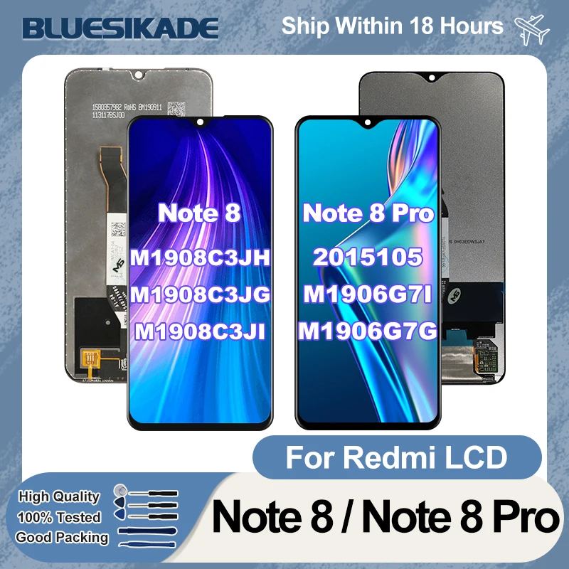 Pantalla-t-ctil-LCD-para-Xiaomi-Redmi-Note-8-Pro-M1906G7G-M1906G7I ...