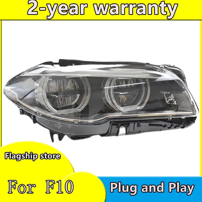 All LED Head Lights For BMW F10 F18 Headlights 2010-2016 520i 525i 530i ...