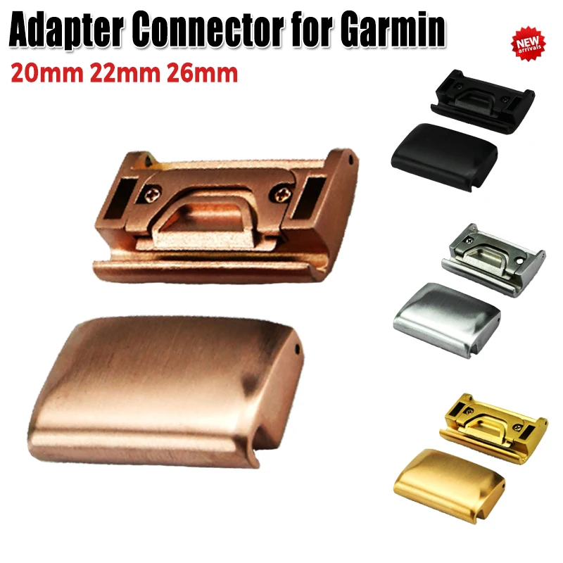 20mm-22mm-Quick-Fit-Metal-Watch-Band-Adapter-for-Garmin-Fenix-7-7S-7X ...