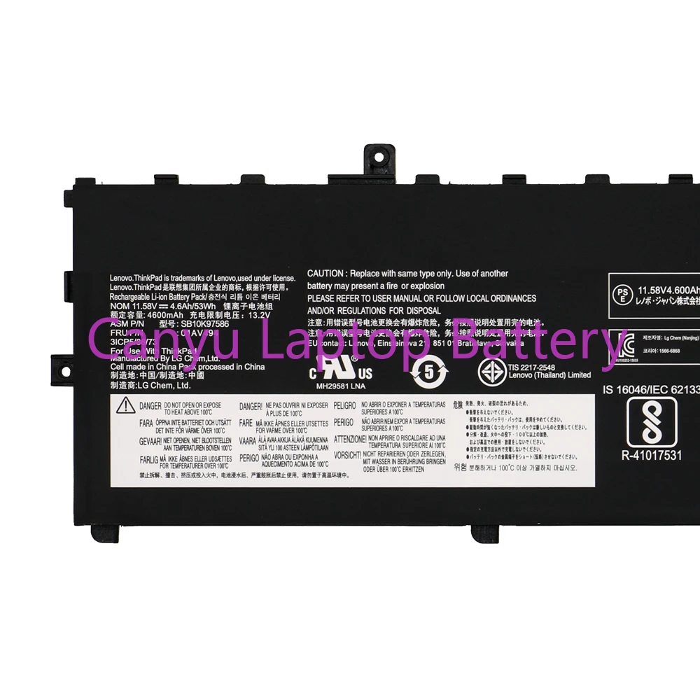 NEW-01AV494-Battery-01AV430-SB10K97586-for-Lenovo-ThinkPad-X1-Carbon ...