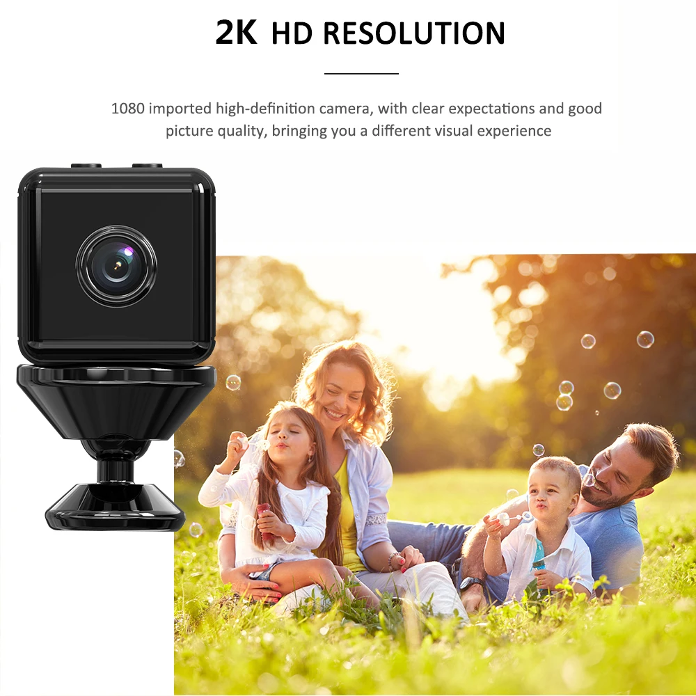 Caméra miniature,Mini caméra ip WIFI sans fil, enregistreur vidéo ...