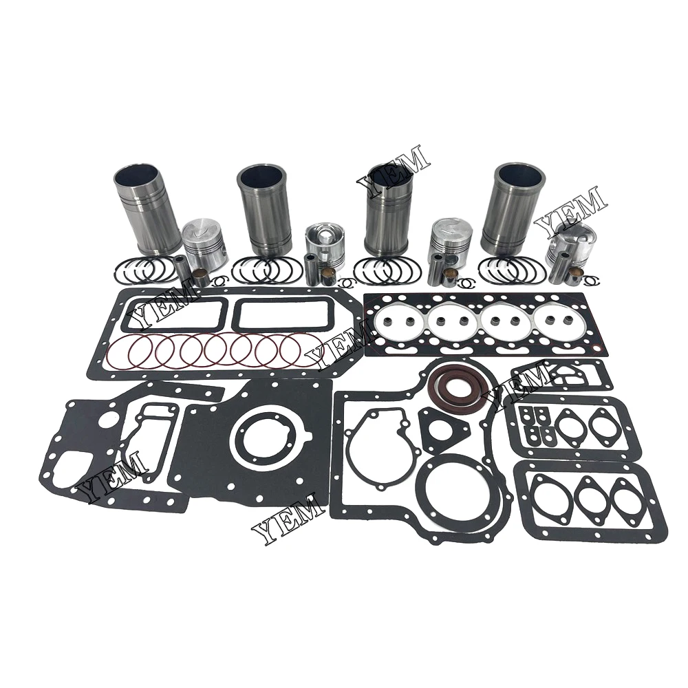 Engine-Repair-Kit-With-Full-Gasket-Piston-Rings-Liner-Kit-K4100D-For ...