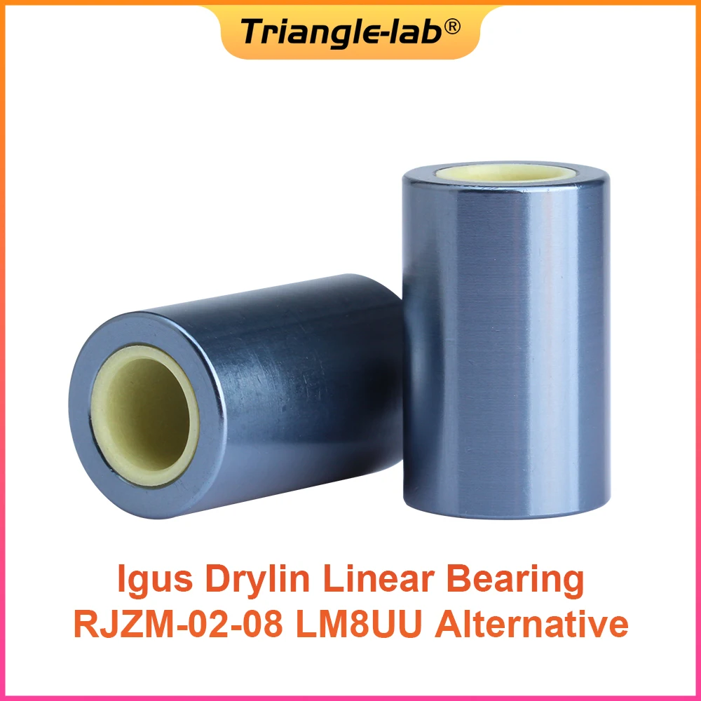 Trianglelab Igus Drylin Linear Bearing RJZM-02-08 LM8UU Alternative For Reprap Anet A8 Prusa I3 ...