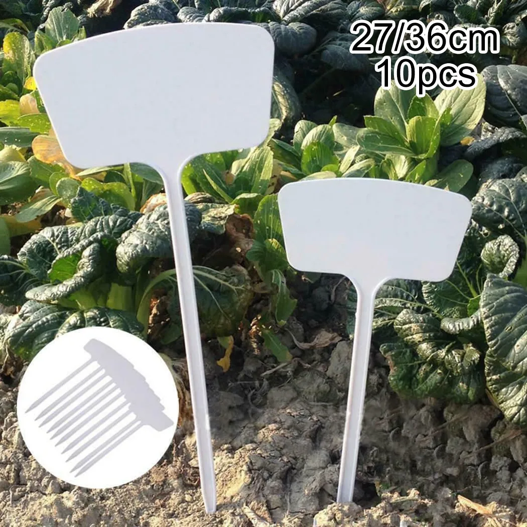 10pcs-Garden-Plant-Label-Plastic-Garden-Labels-Gardening-Plant-Nursery ...
