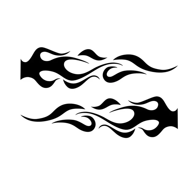 Tribal Flame Decals