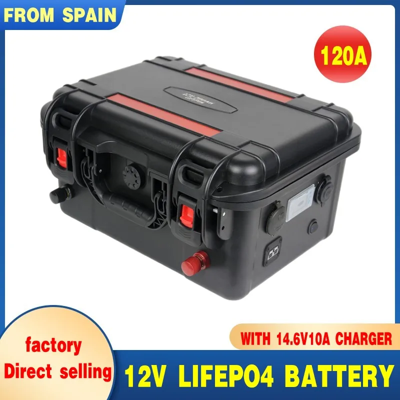 12V100AH-Lifepo4-Battery-Pack-120AH-Power-Station-Outdoor-Camping-RV ...