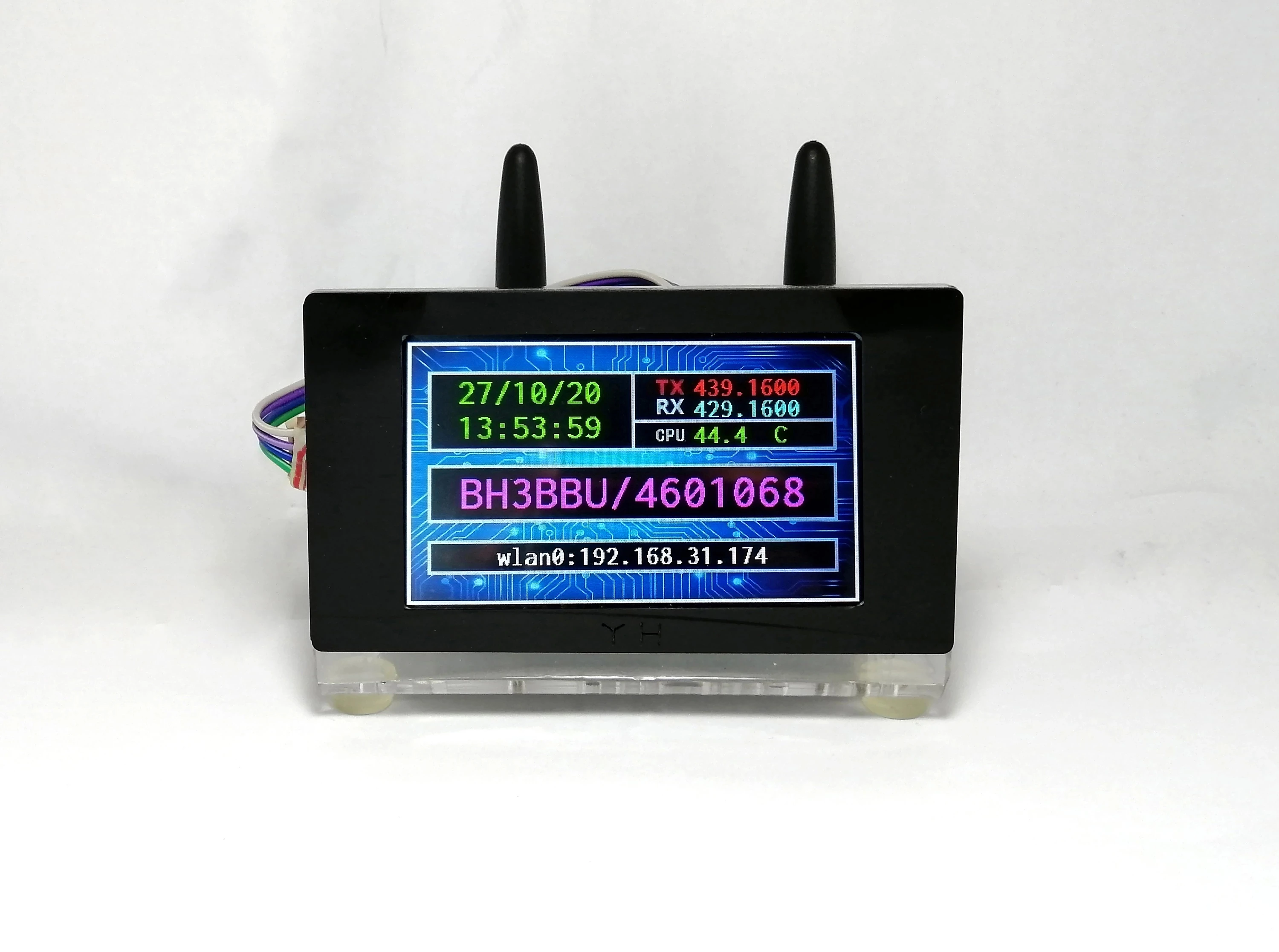 MMDVM Hotspot UHF VHF + 3.5" LCD + Raspberry Pi 0 W + Case + Battery For DMR D-Star YSF(C4FM ...