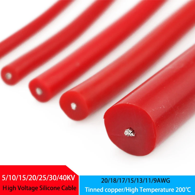 High Voltage Resistance Wire | High Voltage Silicone Cable | Heat Resistance Wire - High ...