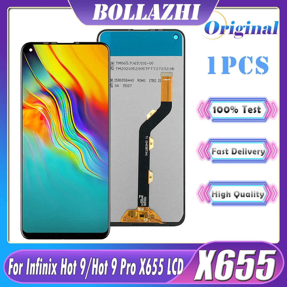 6.6'' Test Original LCD For Infinix Hot 9 Pro LCD Display Assembly ...