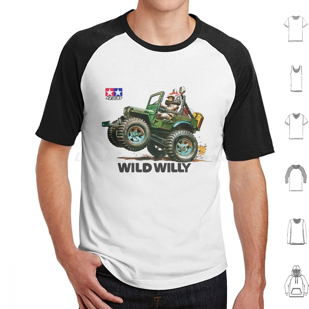 58035 Wild Willy M38 T Shirt Big Size 100% Cotton Wild Willy M38 Tamiya ...