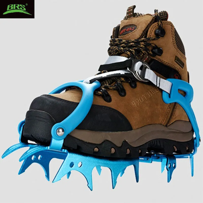 BRS 14 Teeth Claws Crampons Shoes Ice Crampons Snow Non slip Cover Ice ...