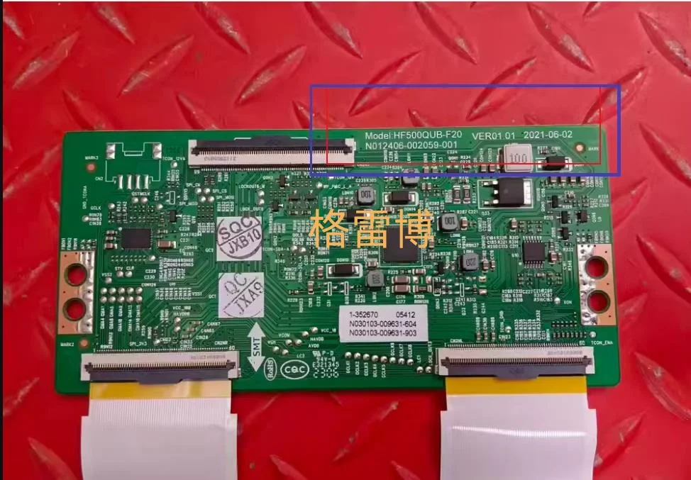 HF500QUB-F20 N012406-002059-001 LOGIC T Burgos BoarD POUR 4K ...