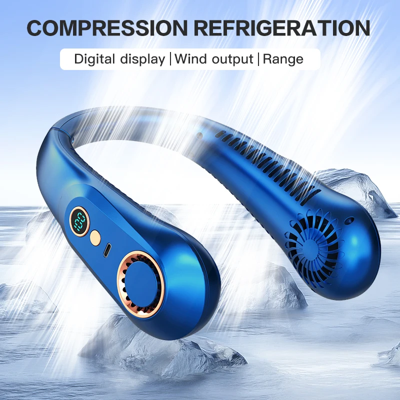 Summer-New-Portable-Mini-Hanging-Neck-Fan-Bladeless-Neckband-Fan ...