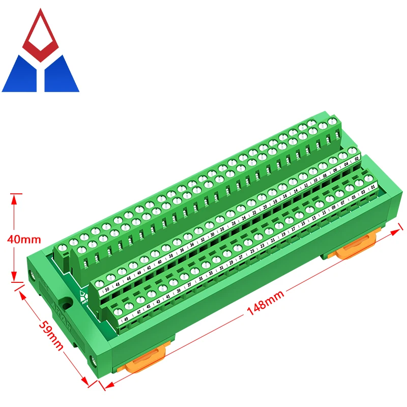 50-To-50-ChannelsDIN-Rail-Mount-Power-Supply-Distribution-Terminal ...