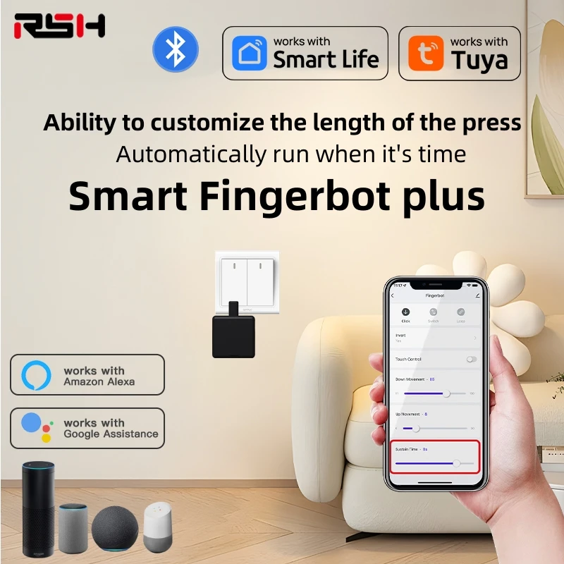 Tuya-Bluetooth-Smart-Fingerbot-Plus-Robot-Smart-Life-App-Remote-Control ...
