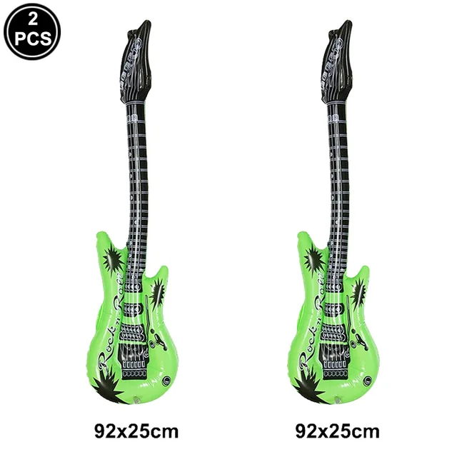 Toy Guitar CCINEE 12-Pack Inflatable Rock Star Guitars (35") - Assorted ...