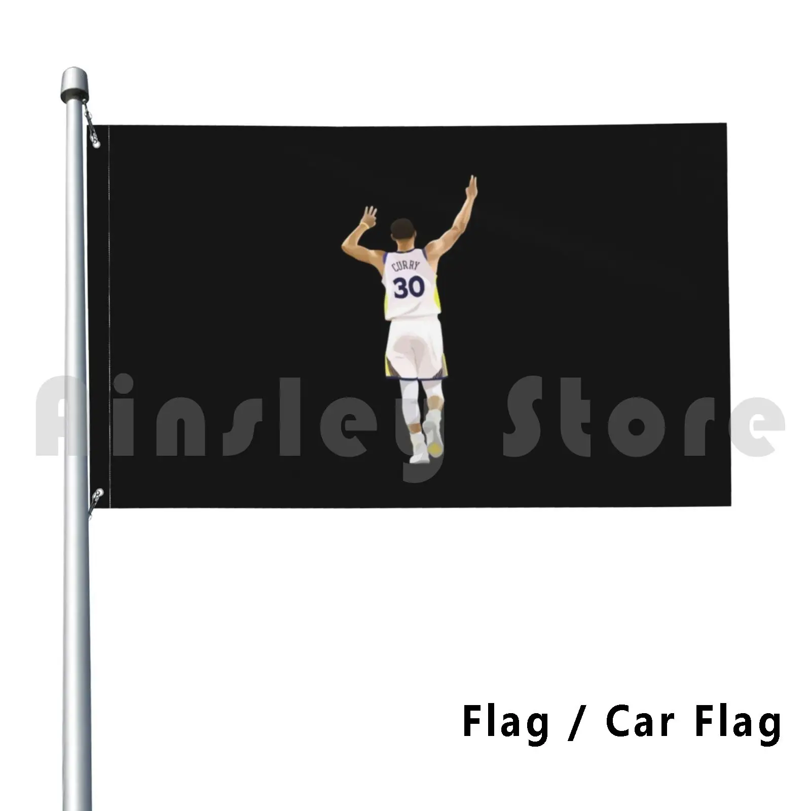 Curry Hand Sign Outdoor Decor Flag Car Flag 792 Curry Basketball Steph ...