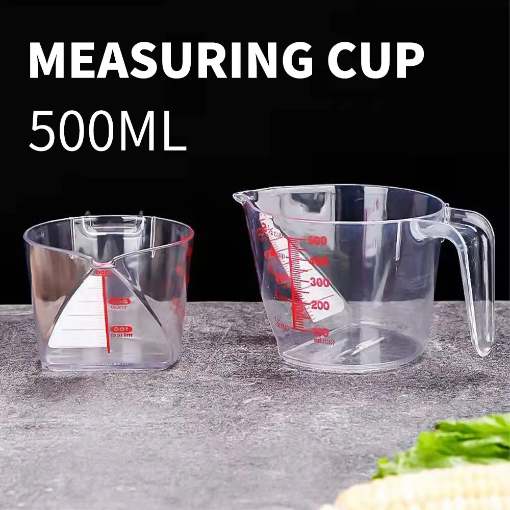 MEASURING-CUP500ML-Baking-Kitchen-Measuring-Tools-Measuring-Cup-with-Scale-Plastic-Ml-Cup-Milk ...