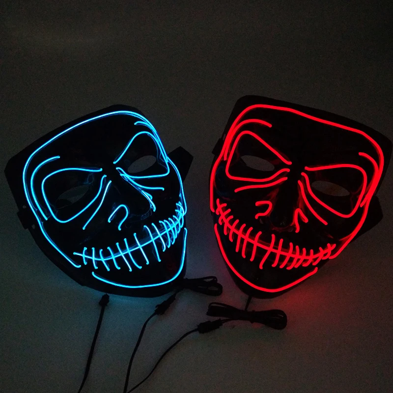 Hot-Sale-Horror-Halloween-Light-Luminous-Mask-Festival-Cosplay-DJ-Party ...