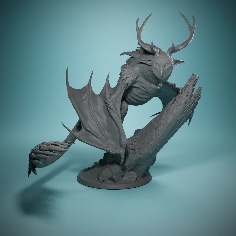 3D-stereo-resin-Strange-Thing-on-Stump-miniature-hand-painted-models ...