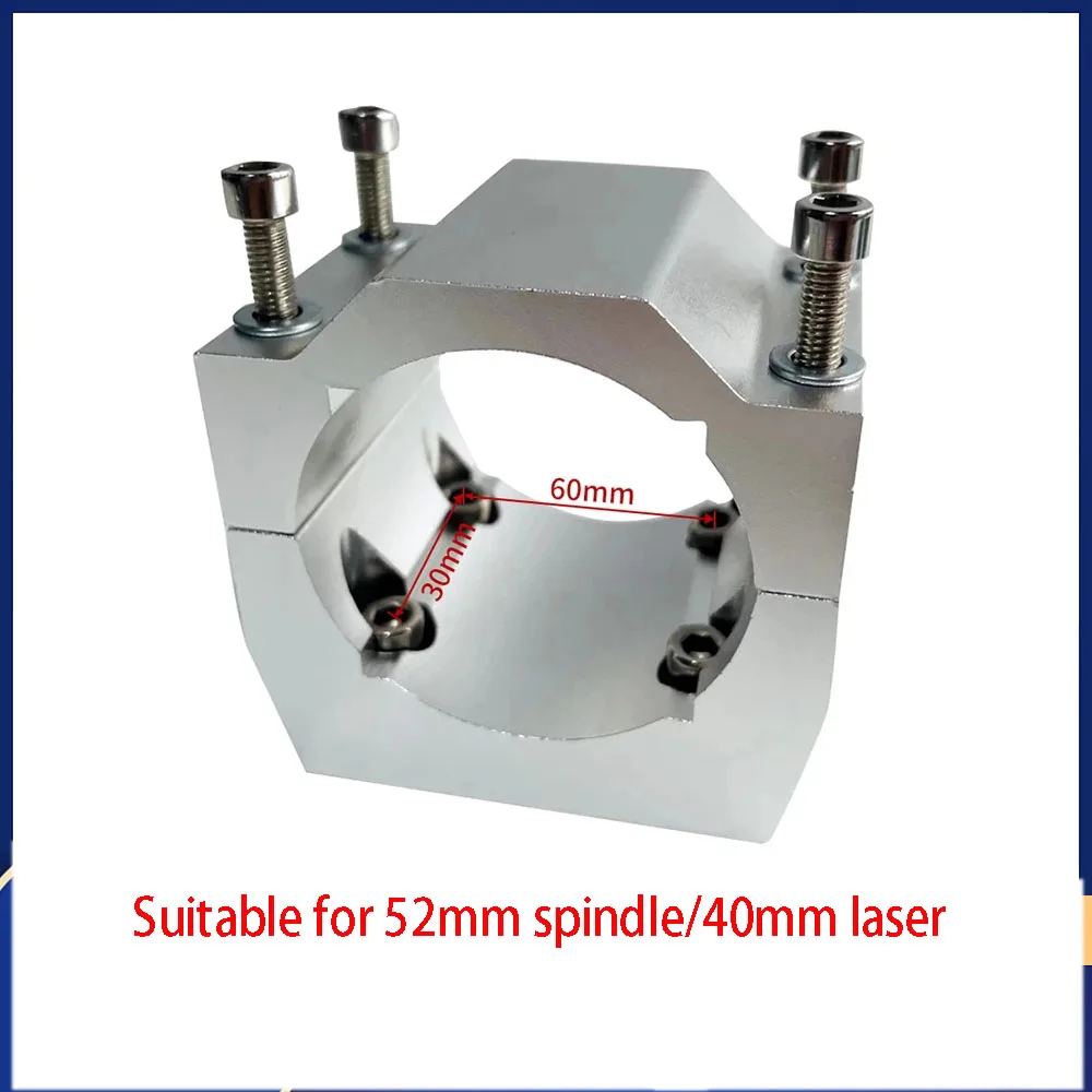 52mm-Aluminum-Spindle-Clamp-Motor-Bracket-with-4pcs-Screw-for-CNC ...
