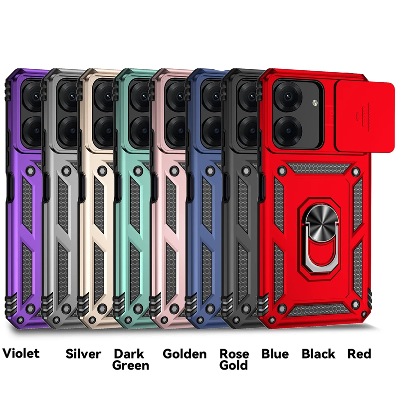 For Redmi 13C Case Cover Xiaomi Redmi 13C Capas New Phone Back Armor ...