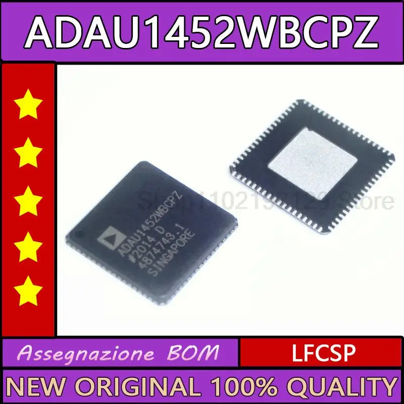 Neworiginal-adau1452wbcpz-adau1452-32bit-294-912mhz-automotivo-72-pinos ...