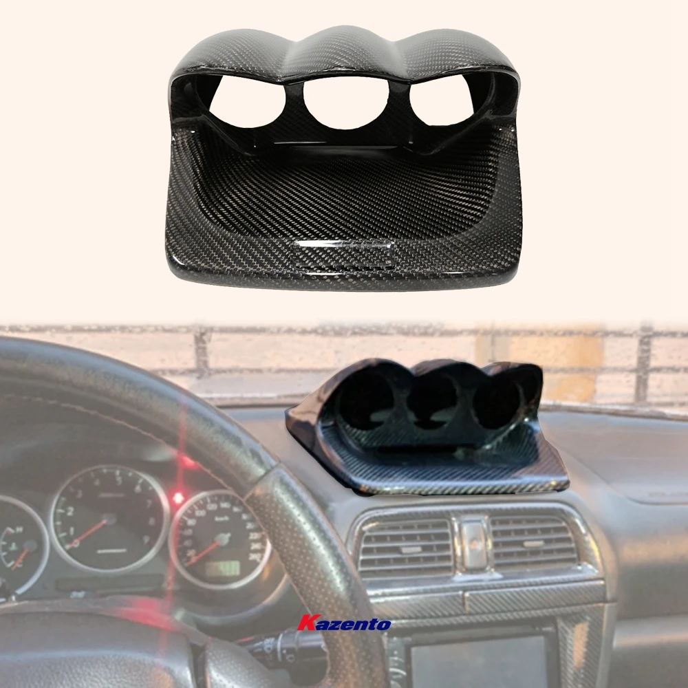 For-Subaru-Impreza-WRX-9th-2002-07-GD-Triple-Gauge-Pod-60mm-Dashboard ...