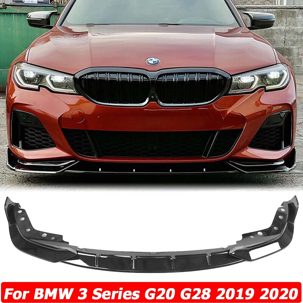 Front Bumper Lip Side Splitter Spoiler Body Kit Deflector Guards For ...