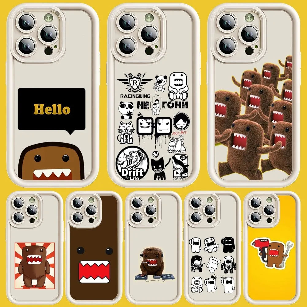 Cute-Domo-kun-Phone-Case-Soft-Silicone-For-iPhone-15-11-12-13-14-Pro ...