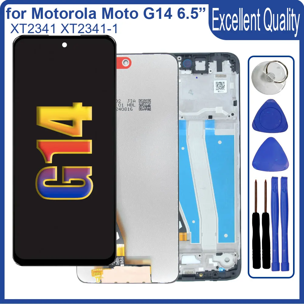 LCD probado para Motorola Moto G14 XT2341 pantalla LCD MONTAJE DE ...