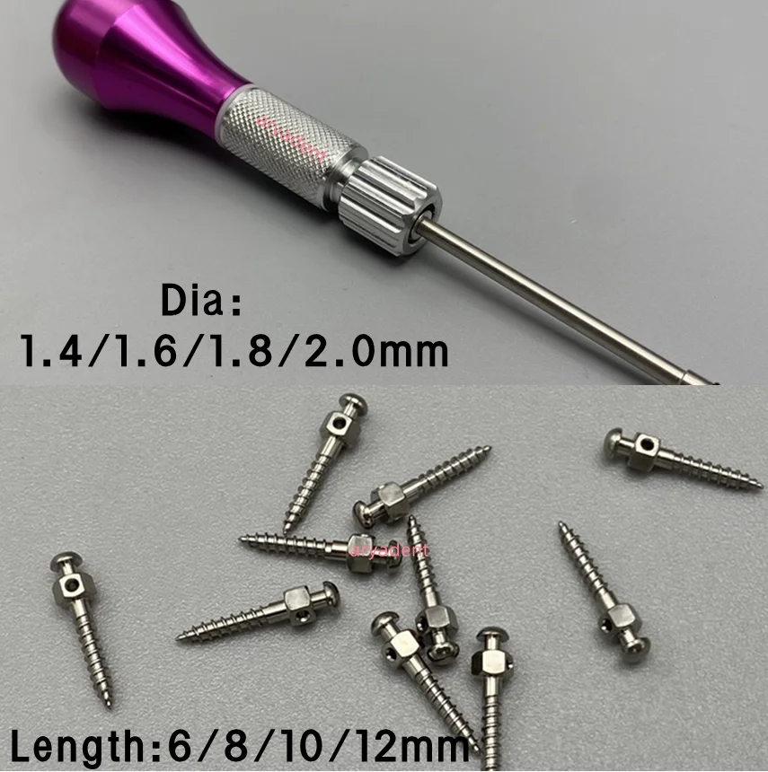 Mini Implant Dental Orthodontic Micro Screw Self-taping Spring Anchor ...