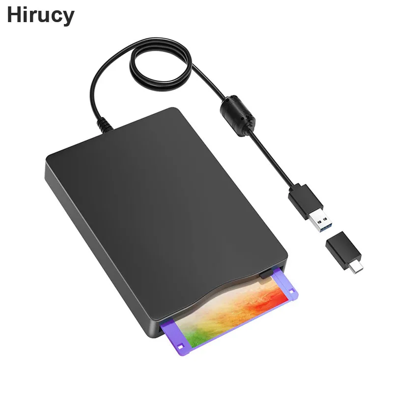 Portable-3-5-Floppy-Disk-Reader-Drive-USB-Type-C-External-1-44-MB-FDD ...