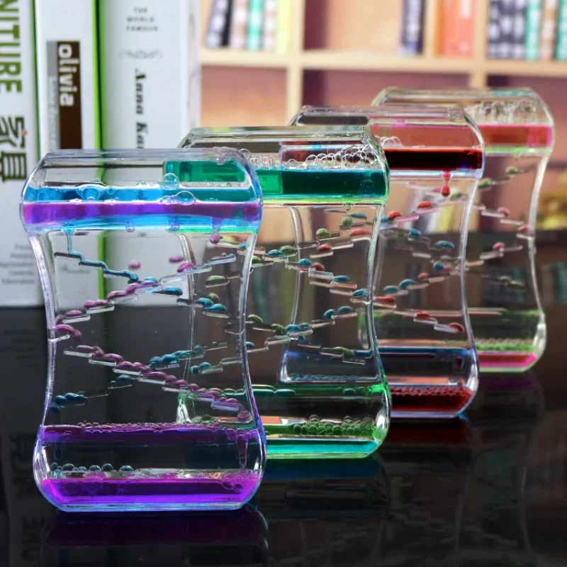Hourglass-Timer-Mixed-Color-Two-color-Oil-Drop-Ladder-Liquid-Water-Oil ...