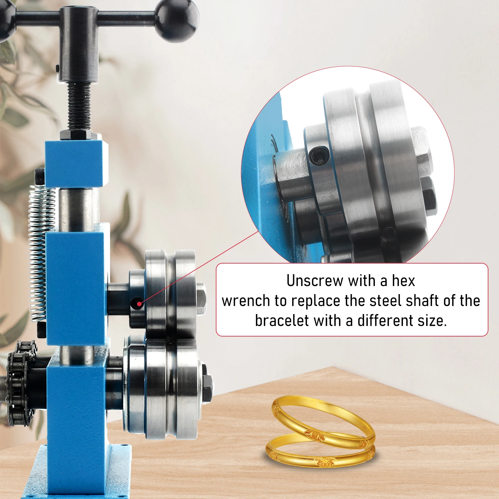 Bracelet Making Machine YIYIBYUS Ring And Bracelet Press Bending ...