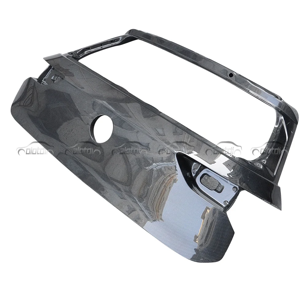 Real-Carbon-Fiber-Rear-Trunk-Lid-Boot-Body-Surrounded-Cover-For ...