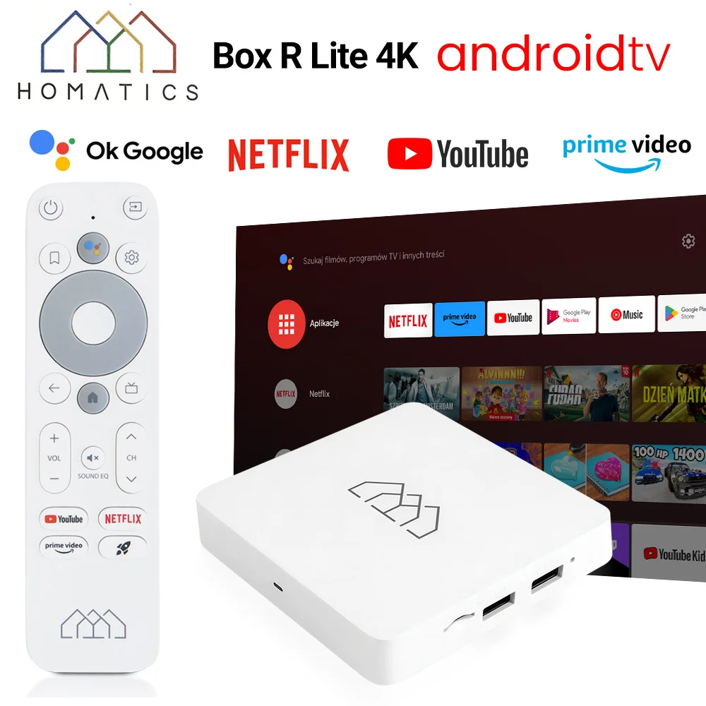 HOMATICS-TV-Box-R-Lite-4K-decodificador-con-Android-TV-11-certificado ...