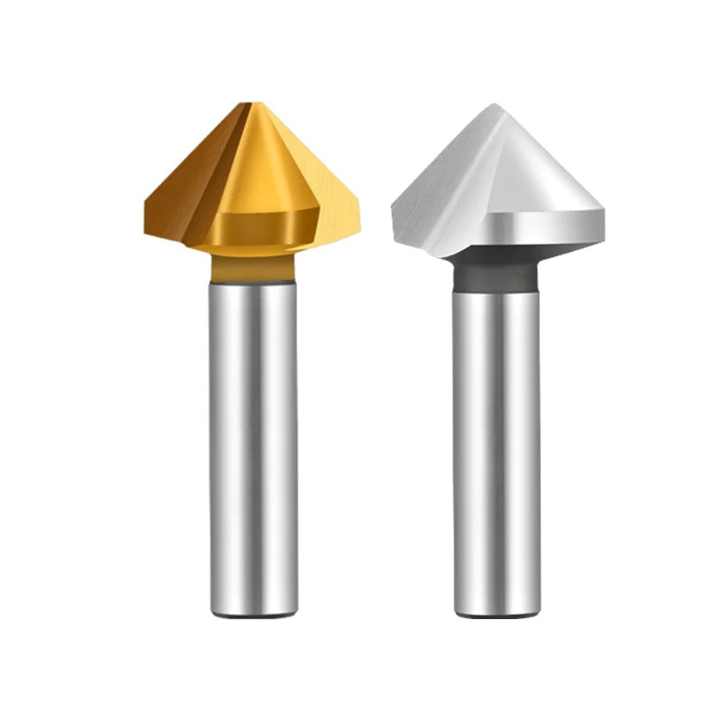6-3-50mm-1Flute-3-Flute-90-Degree-HSS-M2-6542-Countersink-Chamfering ...