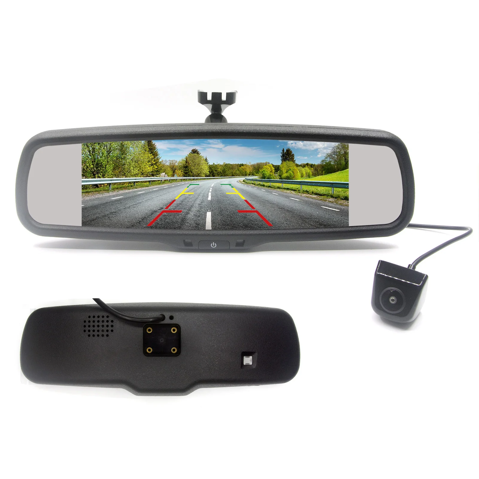 AHD 7.5 inch Car Monitor with Fish Eye Wide View Rear Camera