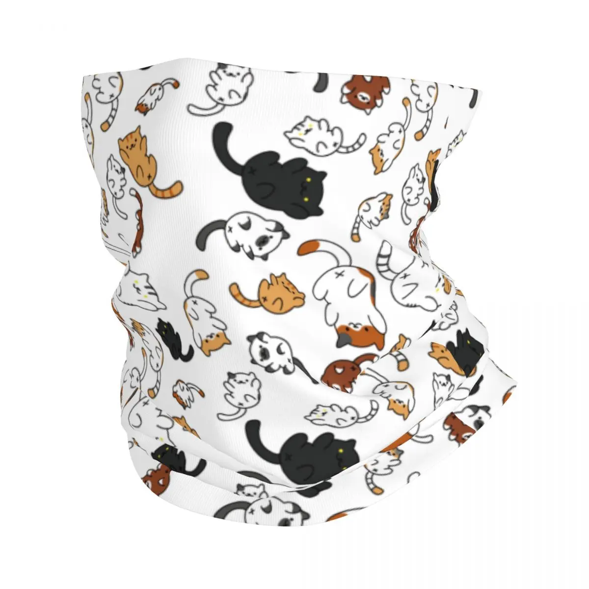 Colorful-Cartoon-Kitten-Cat-Winter-Headband-Neck-Warmer-Men-Women ...