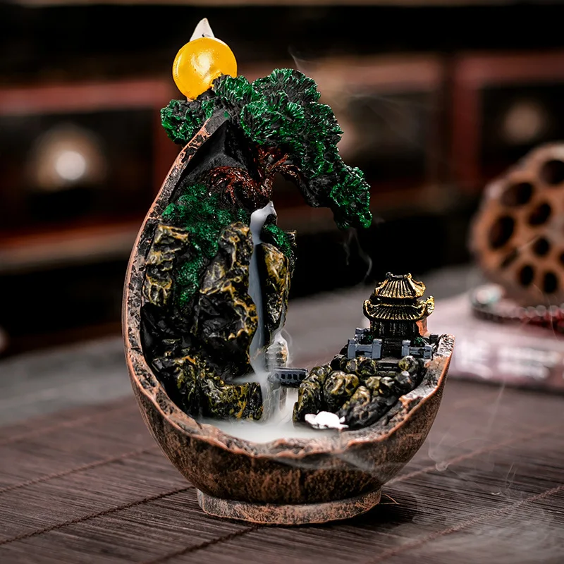 Various-Mountain-Design-Incense-Cone-Burner-Backflow-Incense-Holeder ...