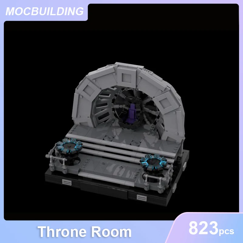 Throne Room Action Playset Mod MOC Building Blocks DIY Assemble Bricks ...