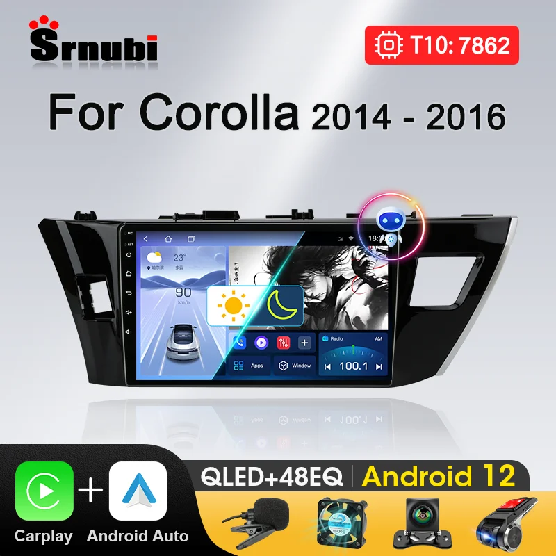 Srnubi-Android-Car-Radio-Stereo-Audio-For-Toyota-Corolla-Ralink-2014 ...