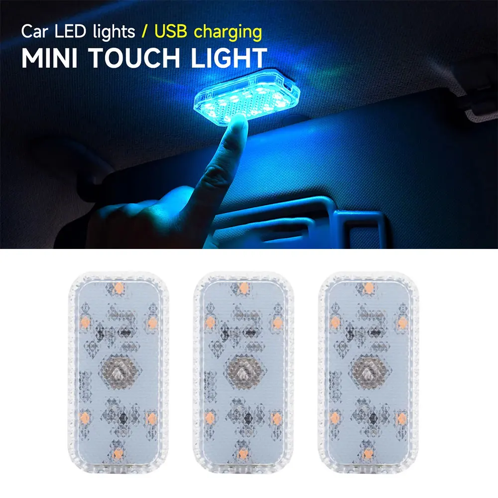 Portable-Car-Interior-Dome-Light-Finger-Touch-Sensor-Mini-LED-Reading ...