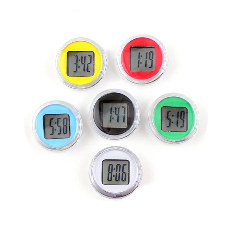 Mini Horloge Électronique Étanche Universelle Colorée Pour Moto Et Vélo ...