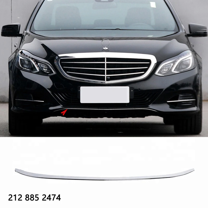 A2128852474-A2128852474-Front-Bumper-Chrome-Trim-Chromium-Styling ...