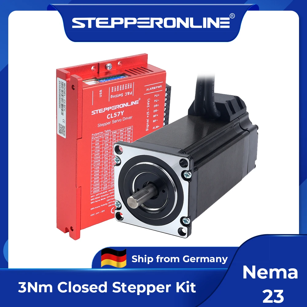STEPPERONLINE DE Ship Nema 23 Stepper Motor with Encoder 3Nm Closed ...