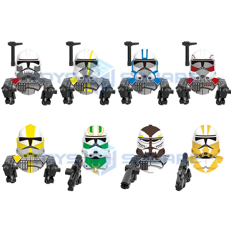 DISNEY-Commander-Colt-Blitz-Havoc-Hammer-Wolffe-Horn-Clone-Trooper ...