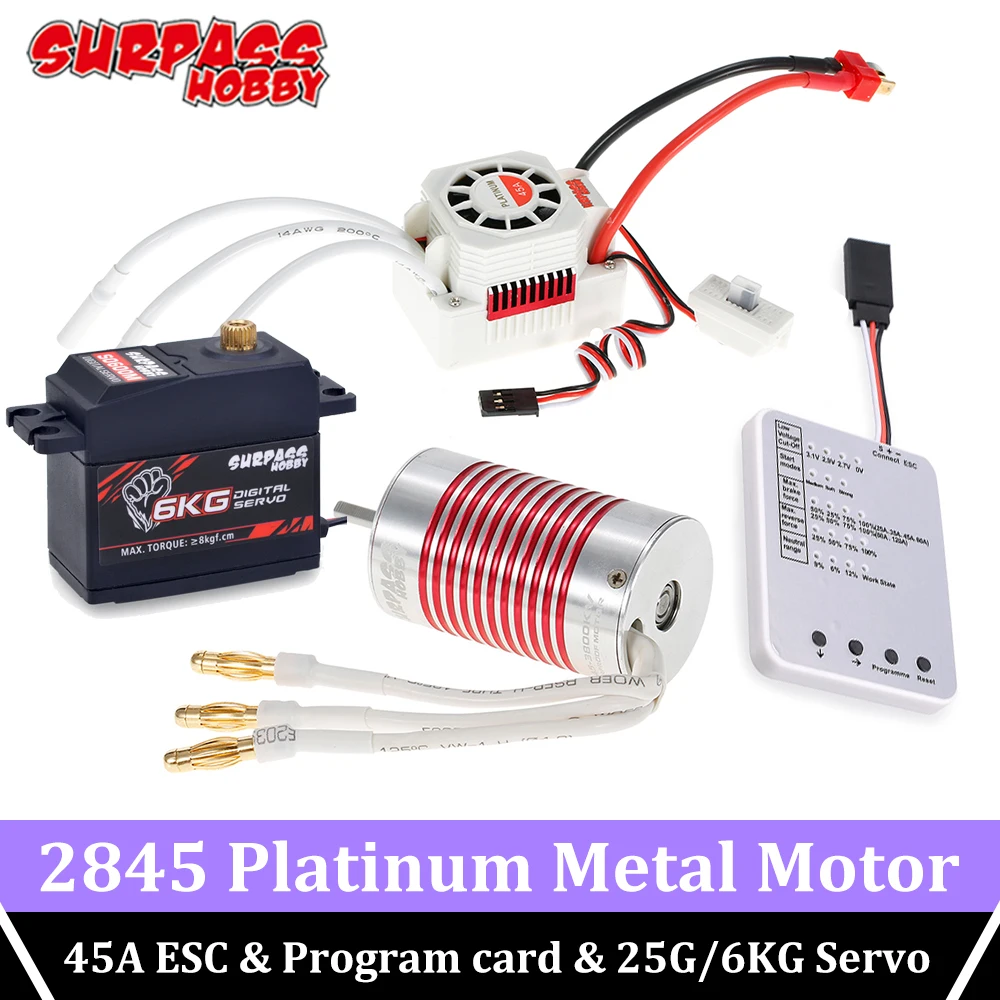 SURPASS-HOBBY-Brushless-Motor-2845-3100-3930-4370KV-Brushless-ESC-45A ...